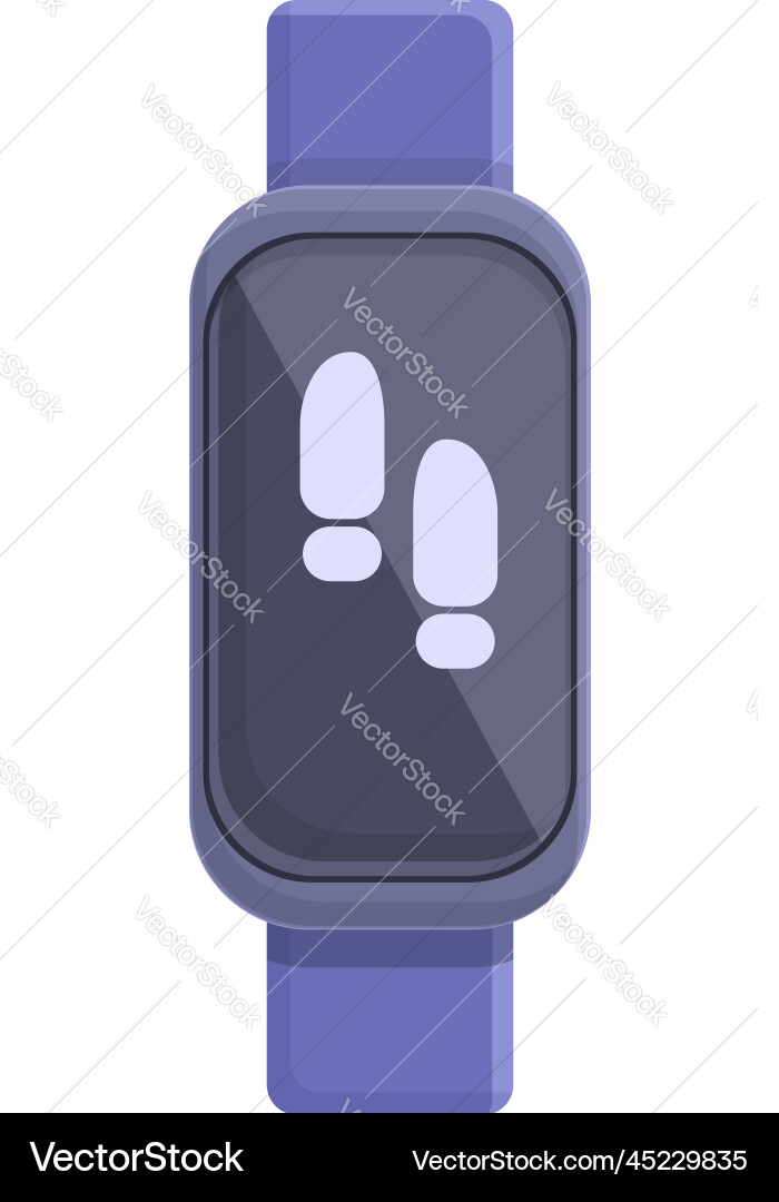 Step counter icon cartoon sport app Royalty Free Vector