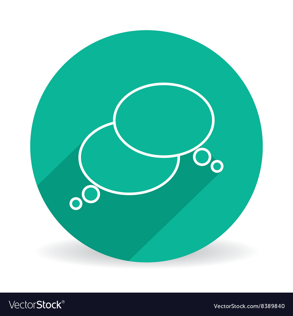 Communication bubble design Royalty Free Vector Image