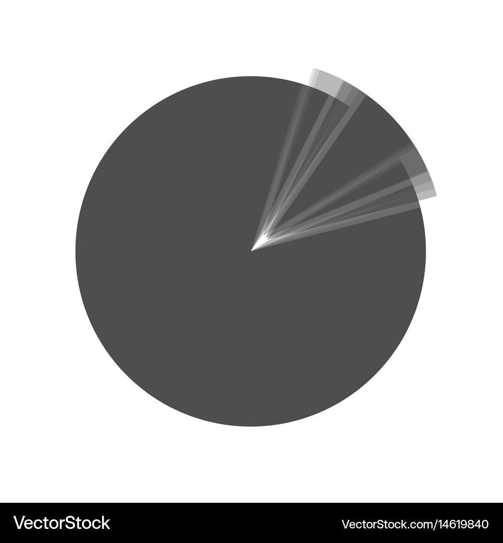 Finance graph sign gray icon shaked Royalty Free Vector