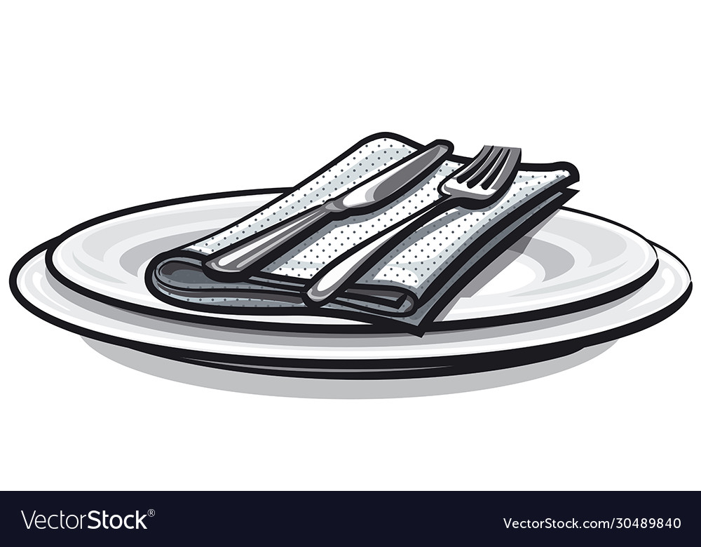 Table setting Royalty Free Vector Image - VectorStock