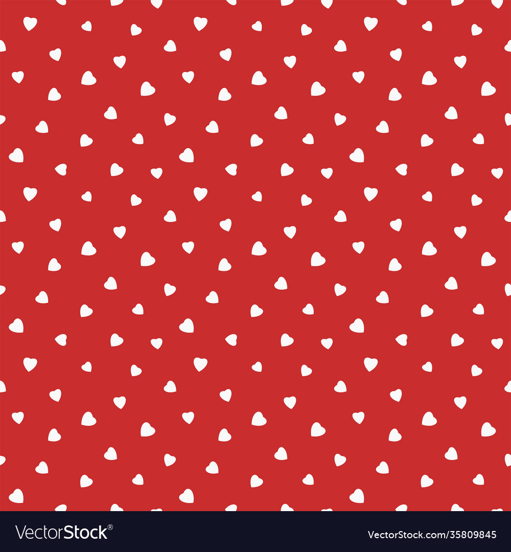 A seamless beautiful heart pattern valentines day Vector Image