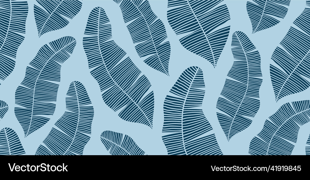 Abstract seamless light blue banner with blue Vector Image