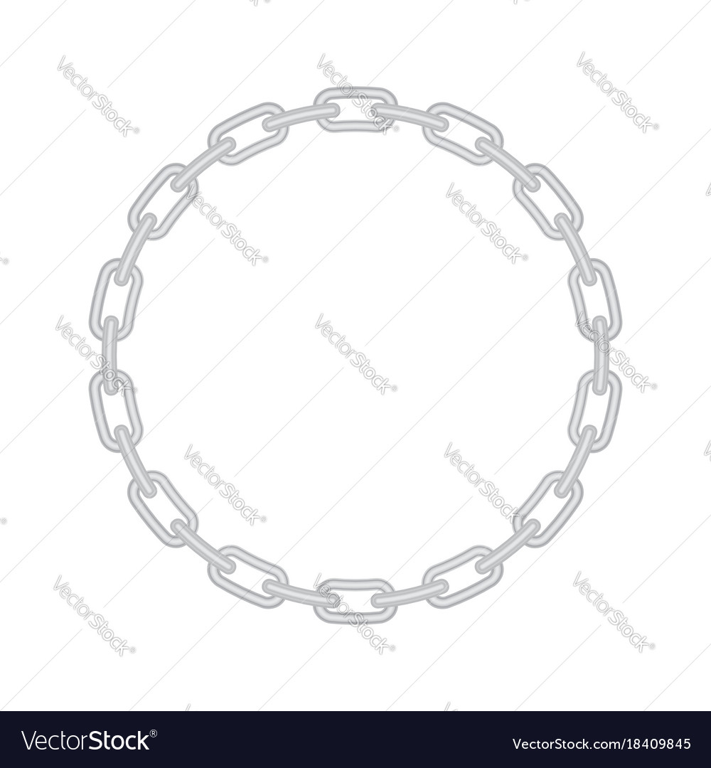 Chain frame Royalty Free Vector Image - VectorStock