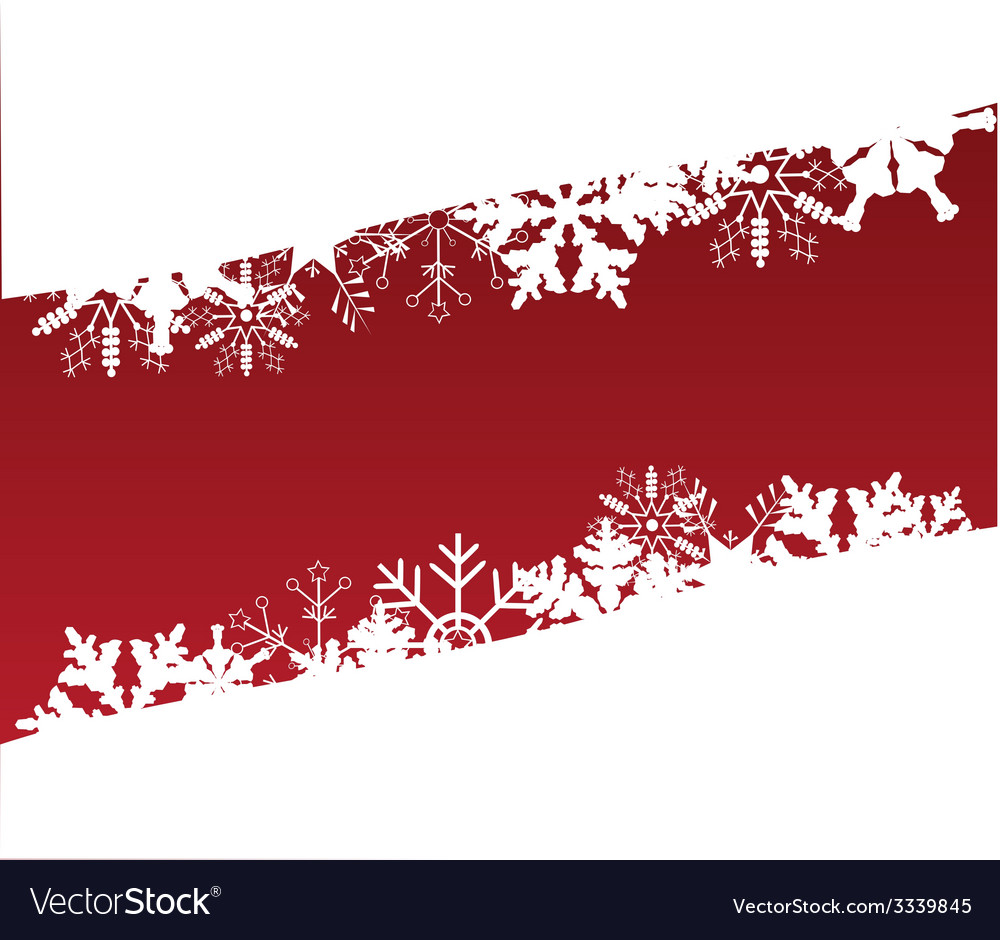 Snow backdrop Royalty Free Vector Image - VectorStock