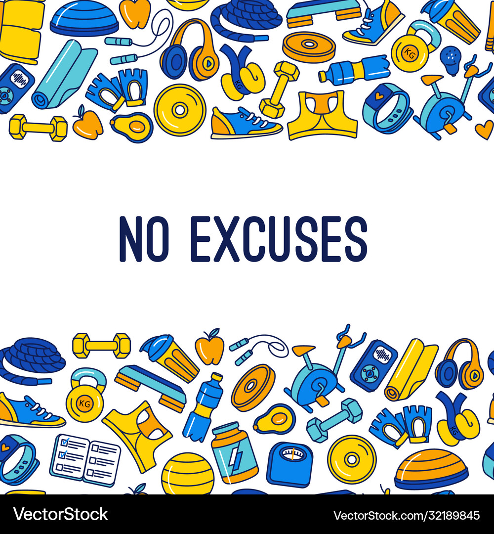 Sport fitness functional training background Vector Image