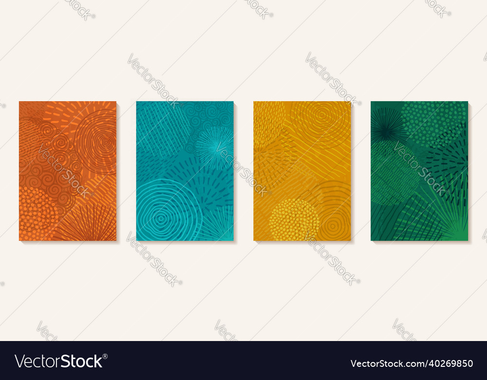 Creative minimalist abstract art background Vector Image