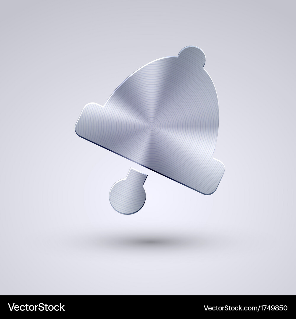 Full metal icon on blue background eps10 Vector Image
