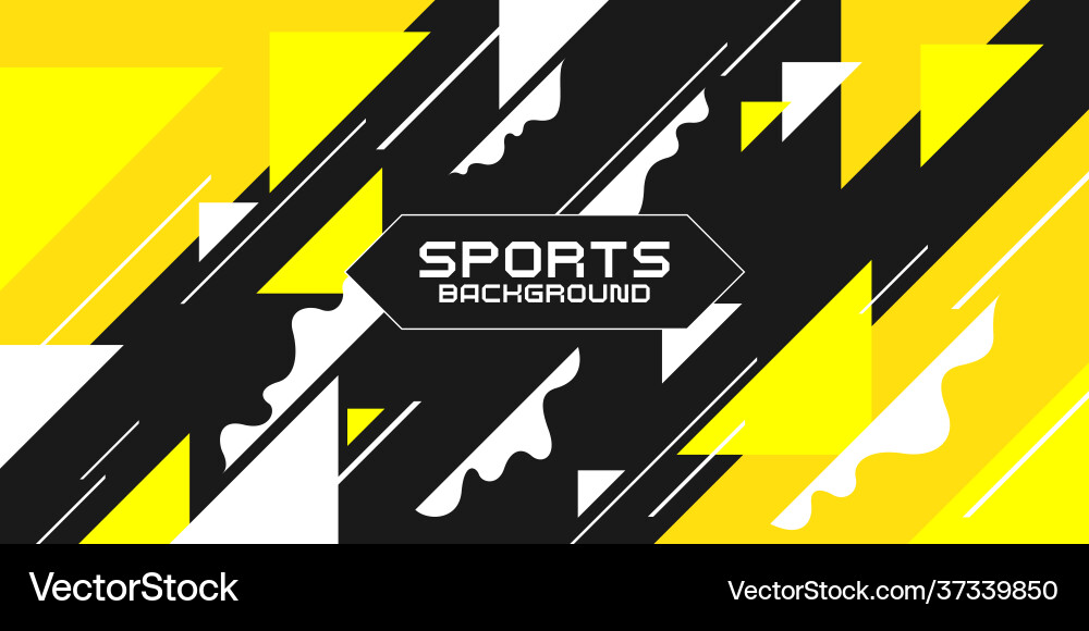 Sports poster abstract background with dynamic Vector Image