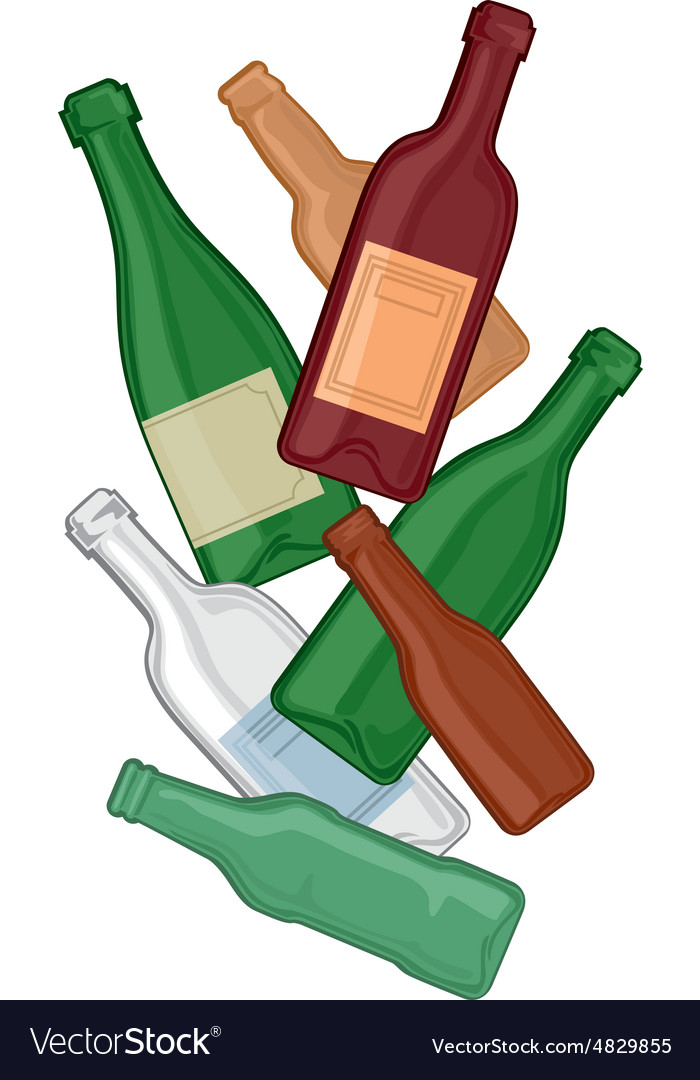 Bottles Royalty Free Vector Image - VectorStock