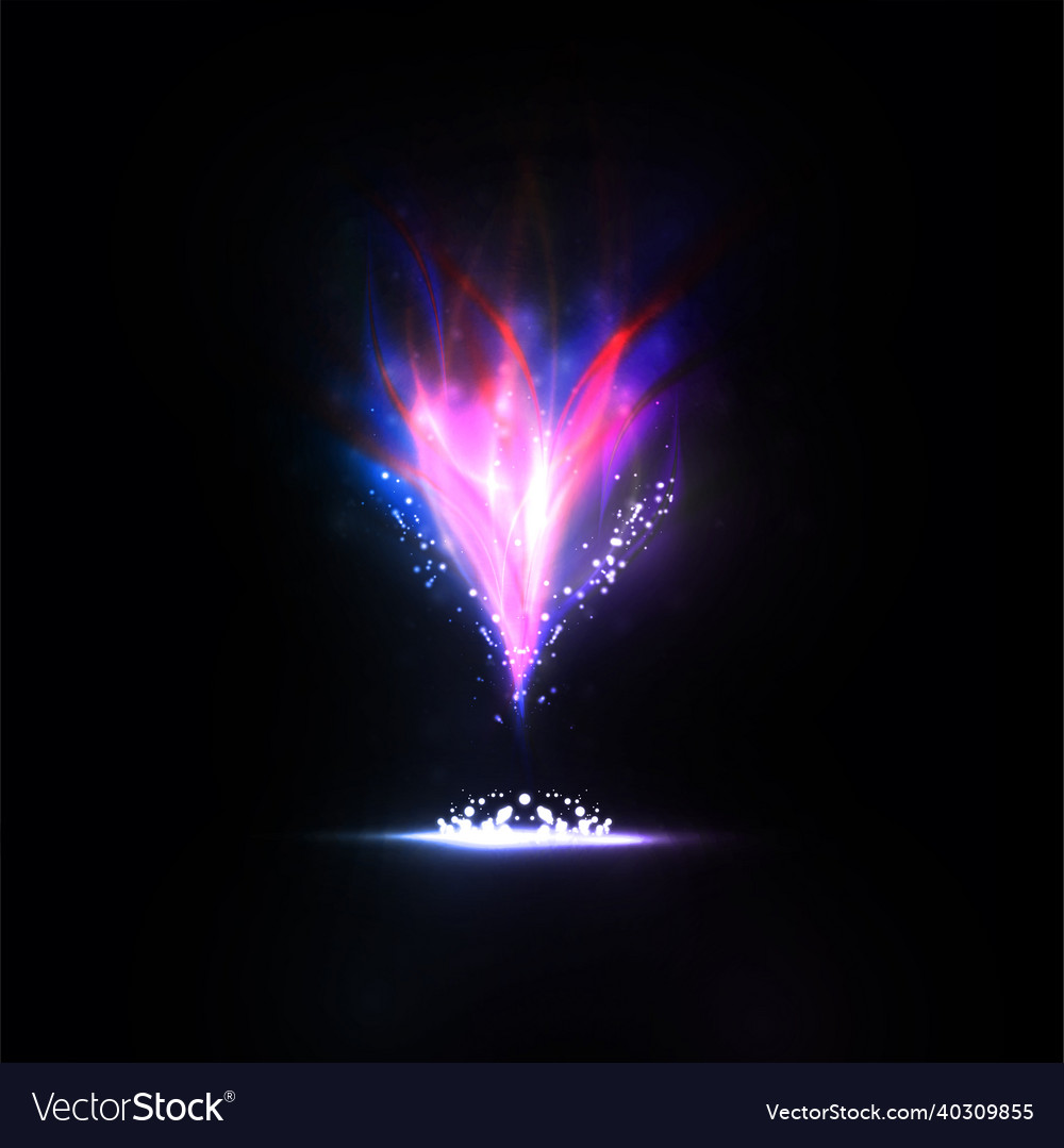 Creative dynamic magic fire Royalty Free Vector Image