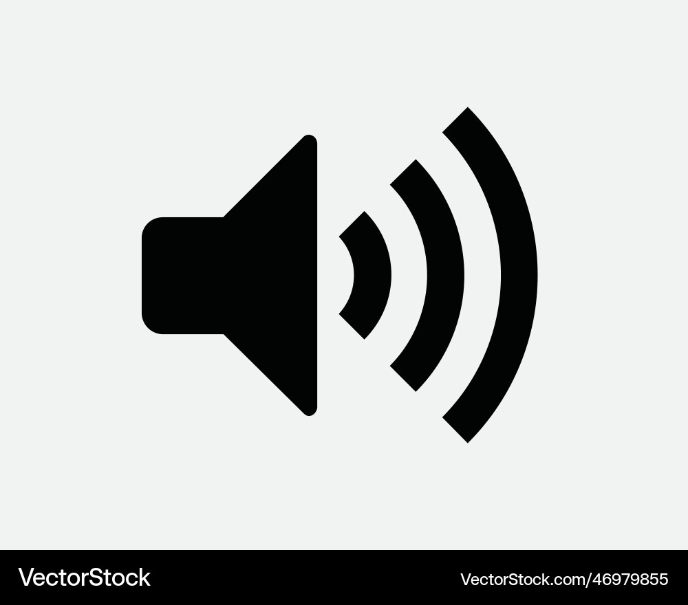 Max volume icon Royalty Free Vector Image - VectorStock