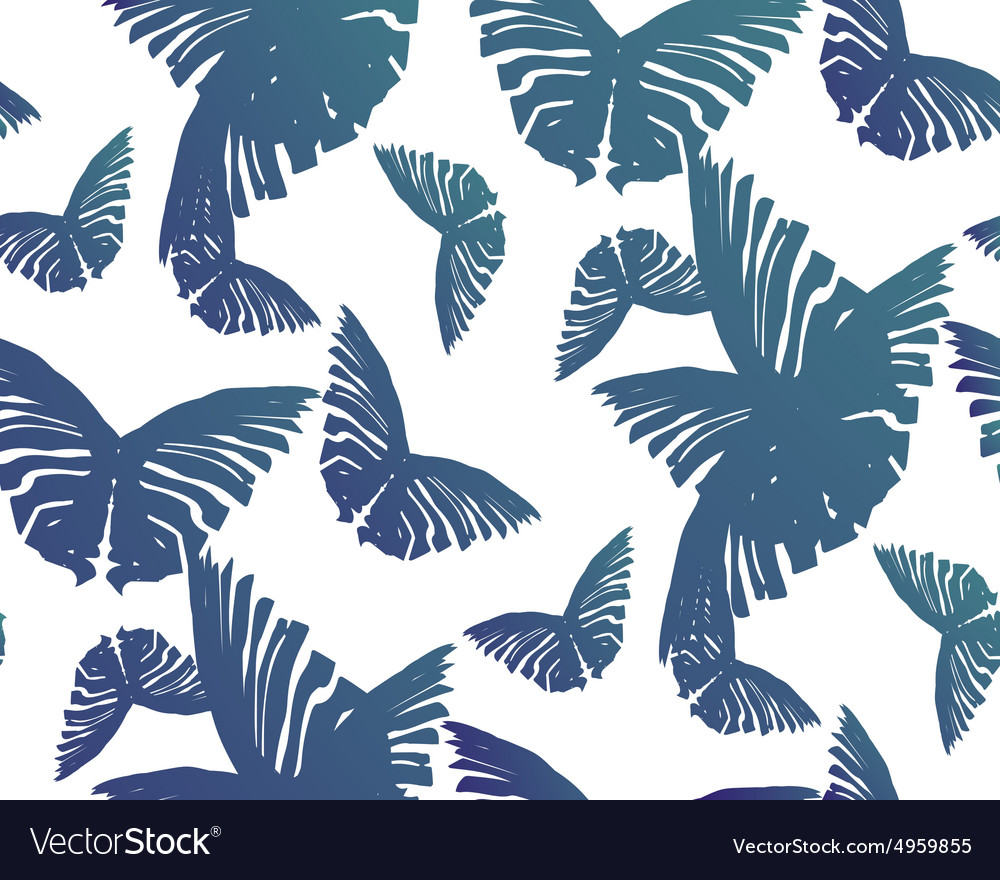 Seamless butterfly pattern Royalty Free Vector Image