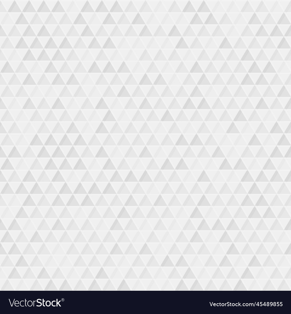 White triangle seamless pattern Royalty Free Vector Image