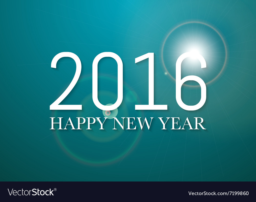 A happy new year 2016 Royalty Free Vector Image