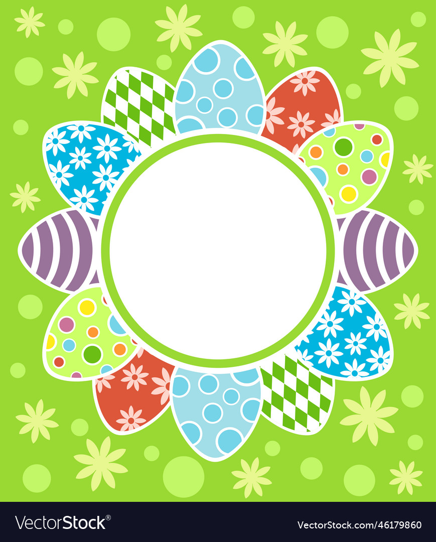 Easter background Royalty Free Vector Image - VectorStock
