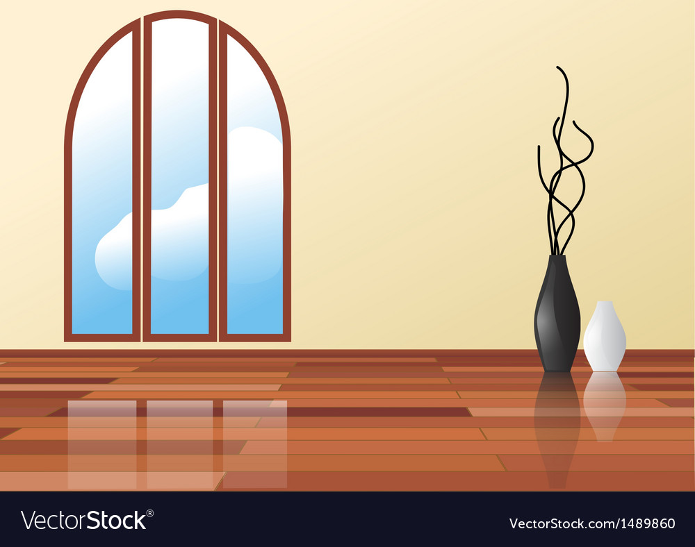 Empty room Royalty Free Vector Image - VectorStock