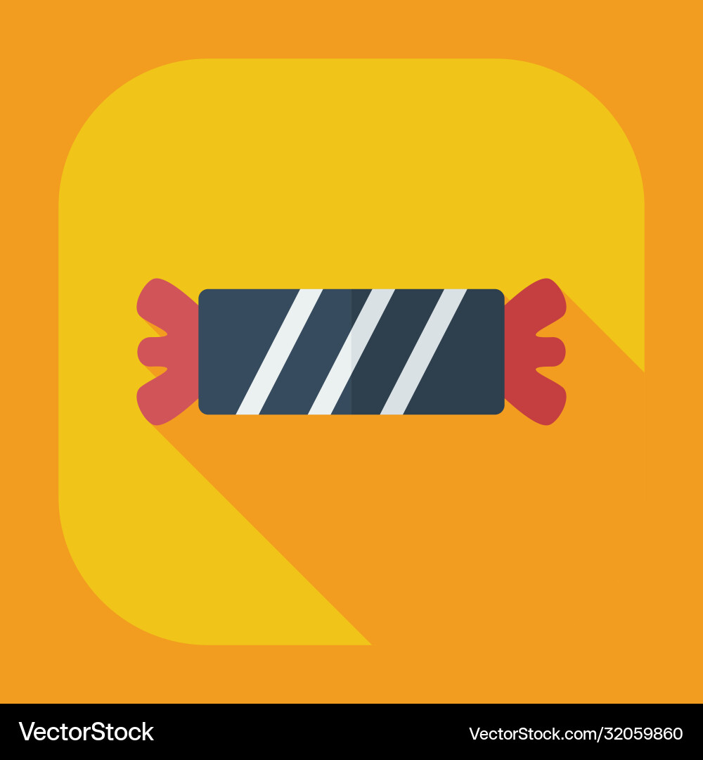 Flat modern design with shadow icons sweet Vector Image