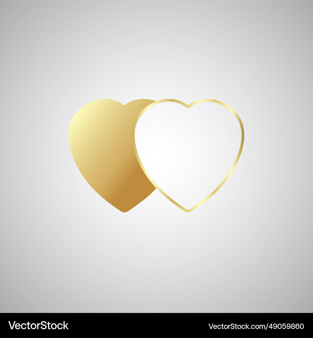 Valentine heart symbol design Royalty Free Vector Image