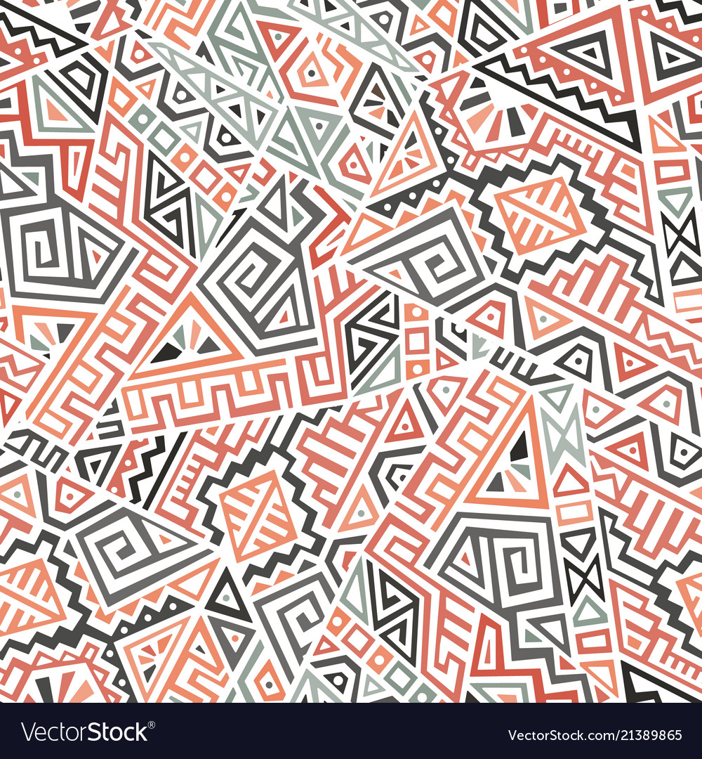 Creative seamless pattern Royalty Free Vector Image