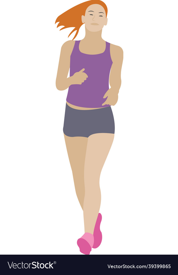 Jogging Royalty Free Vector Image - VectorStock