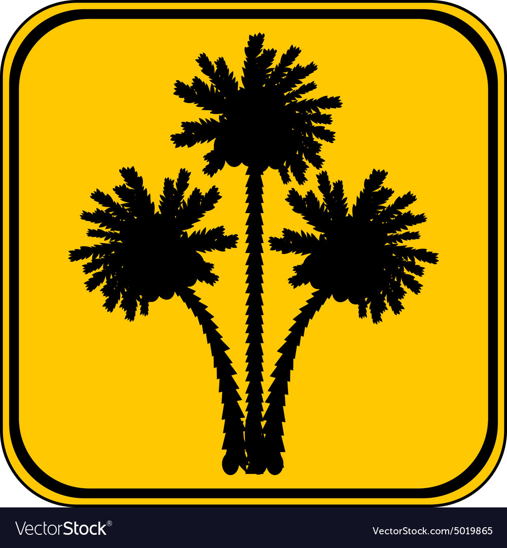 Palm button Royalty Free Vector Image - VectorStock