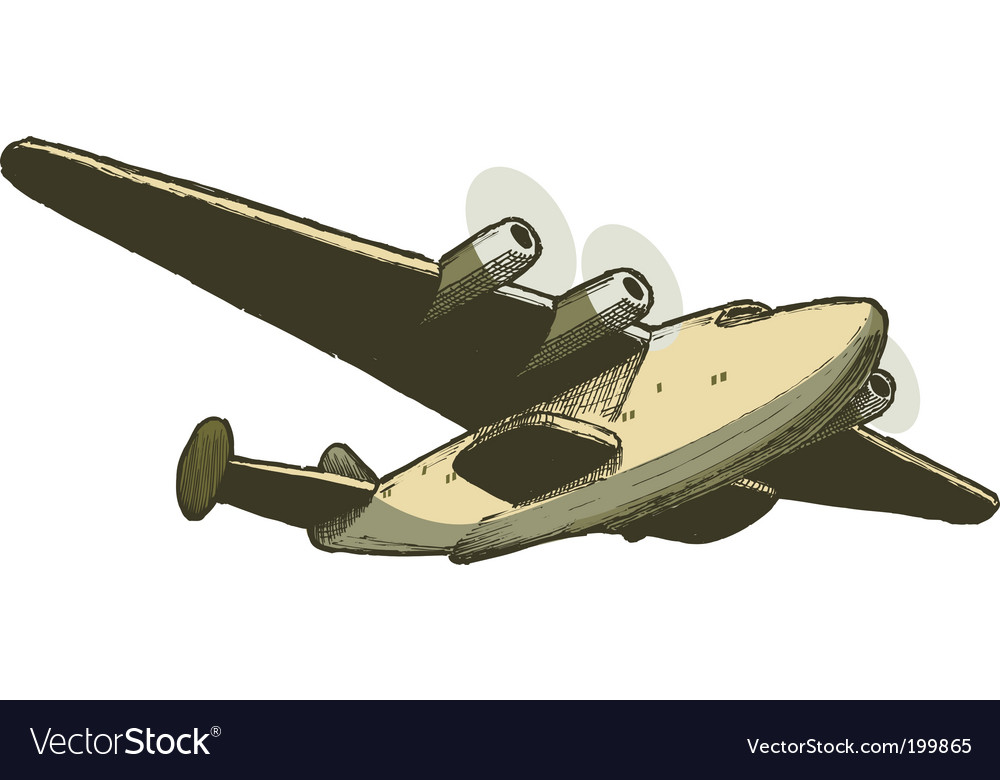 Plane Royalty Free Vector Image - VectorStock