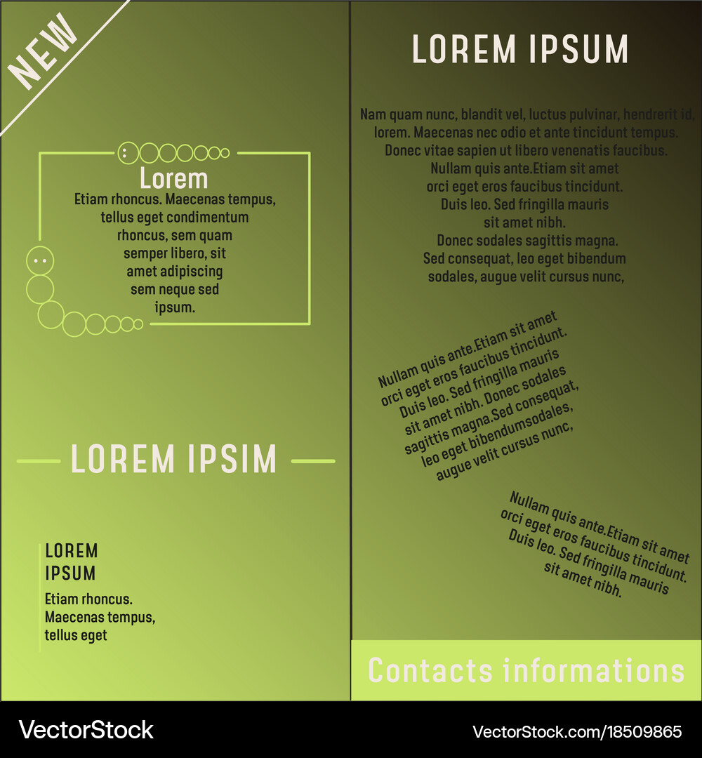 Poster flyer pamphlet brochure cover design Vector Image