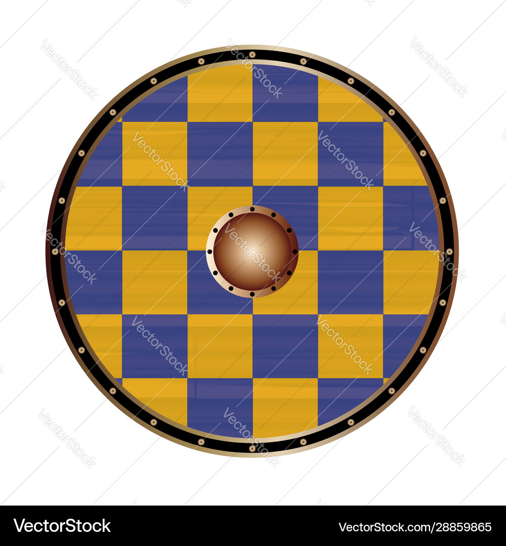 Round shield with flag of surrey Royalty Free Vector Image