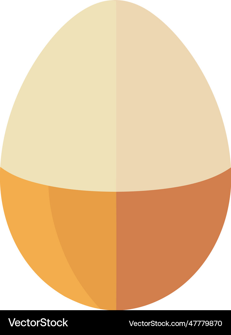 Design of boiled egg Royalty Free Vector Image