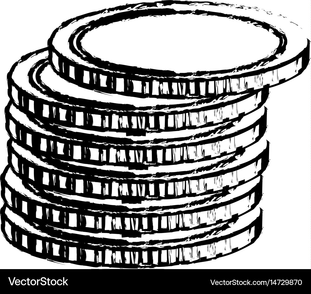 Money coin icon Royalty Free Vector Image - VectorStock