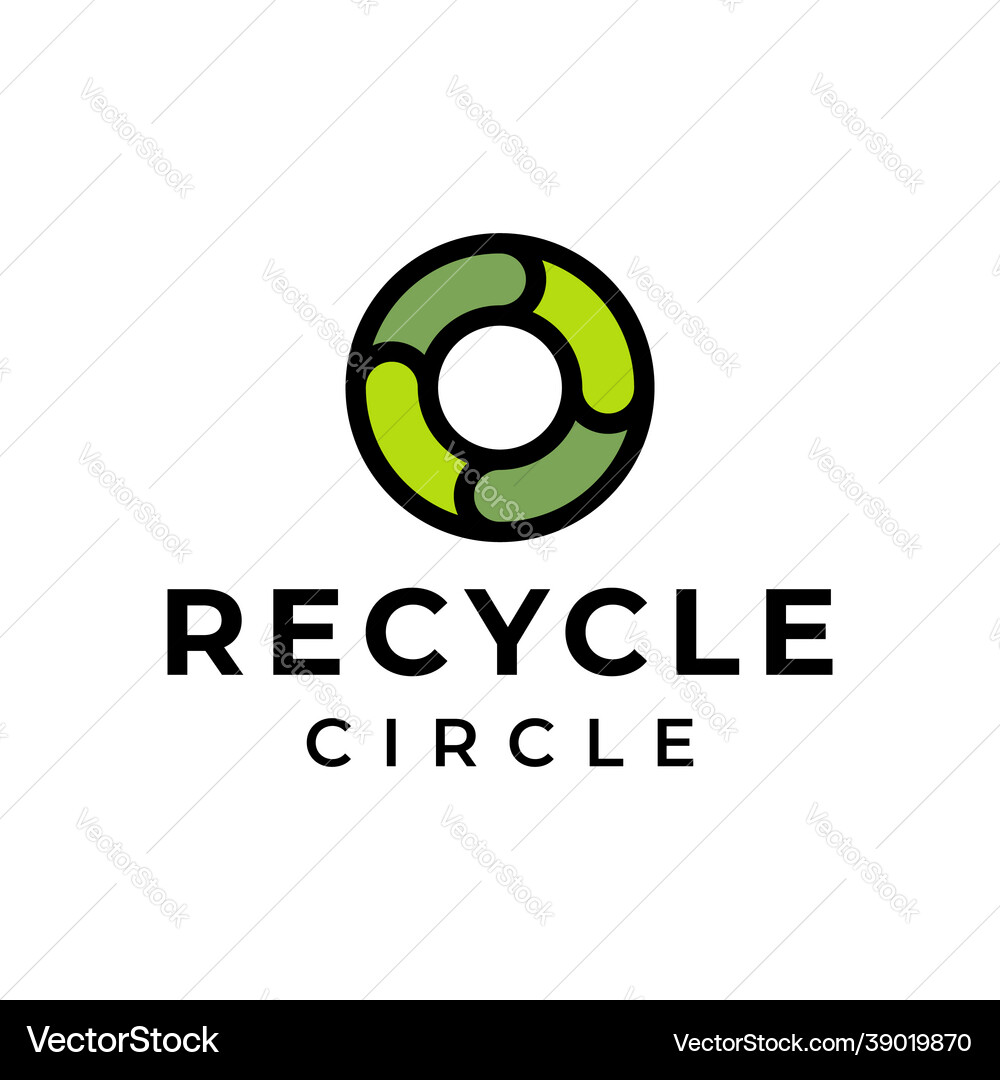 Recycle logo Royalty Free Vector Image - VectorStock