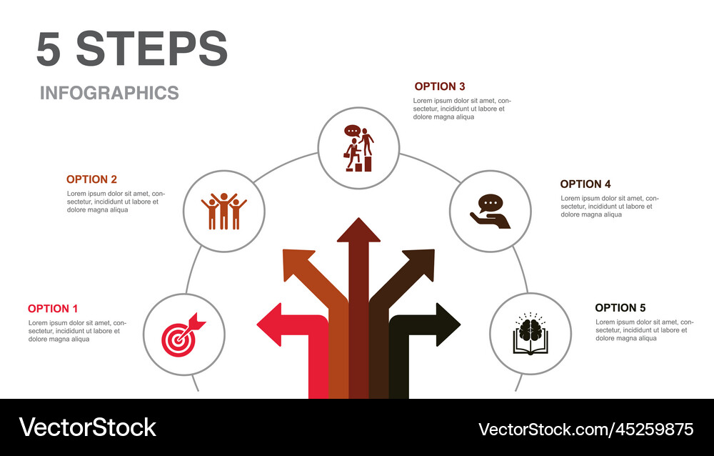 Goal success mentor advice knowledge icons Vector Image
