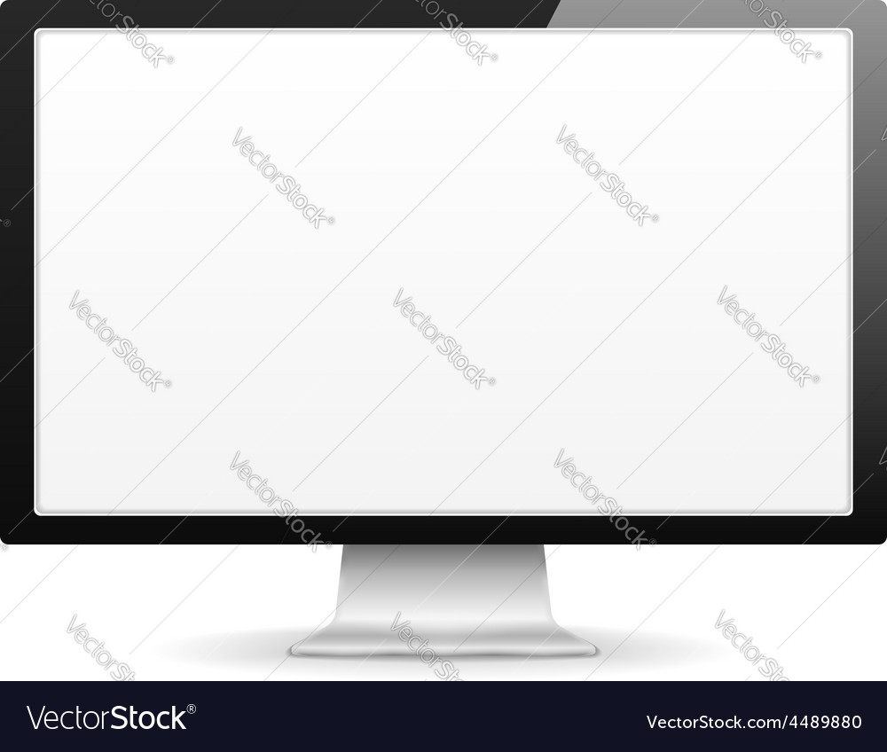 Computer monitor Royalty Free Vector Image - VectorStock