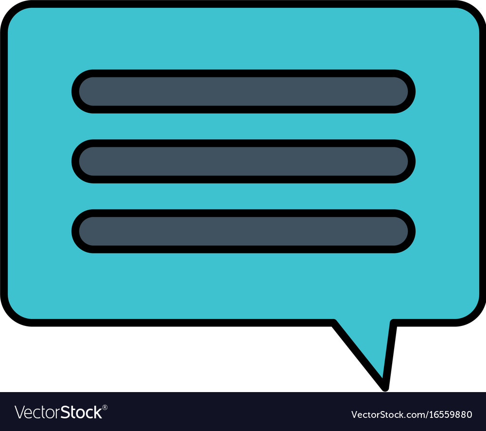 Speech bubble design Royalty Free Vector Image