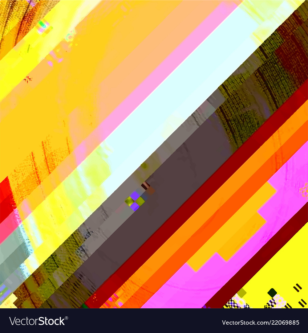 Glitch abstract background Royalty Free Vector Image