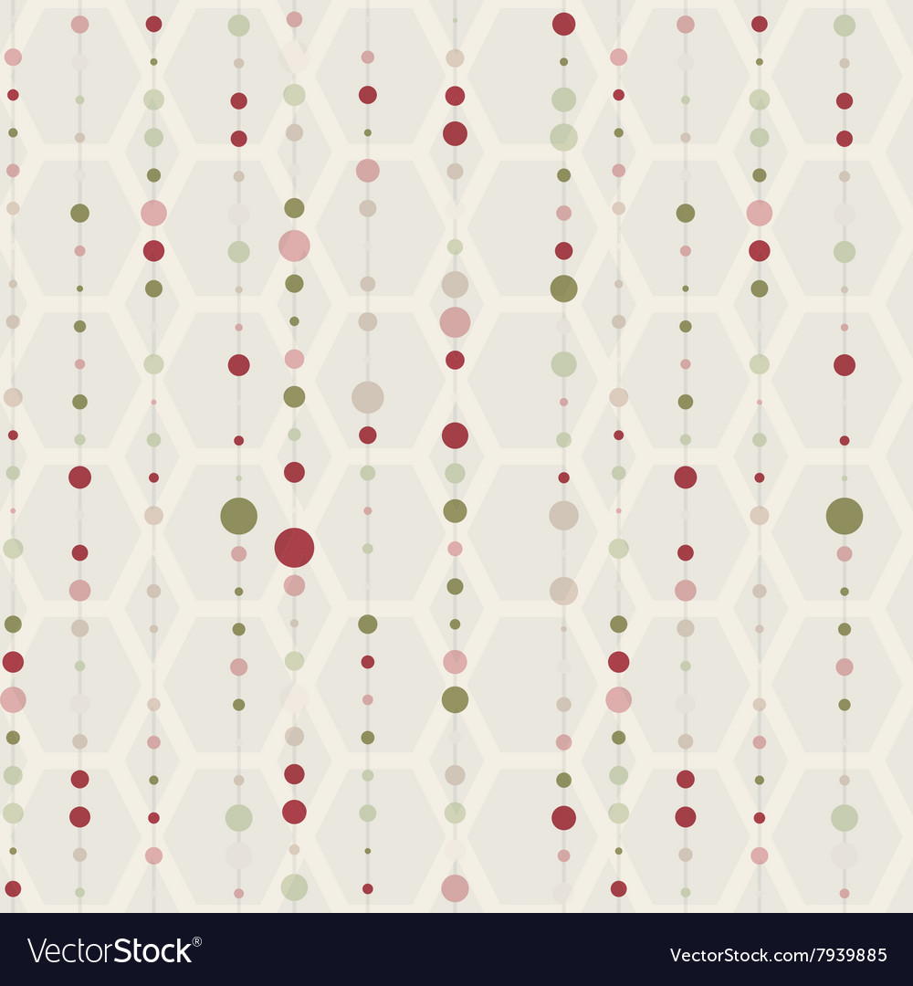 Seamless pattern with lines and dot Royalty Free Vector