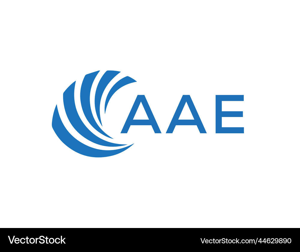 Aae abstract business growth logo design on white Vector Image