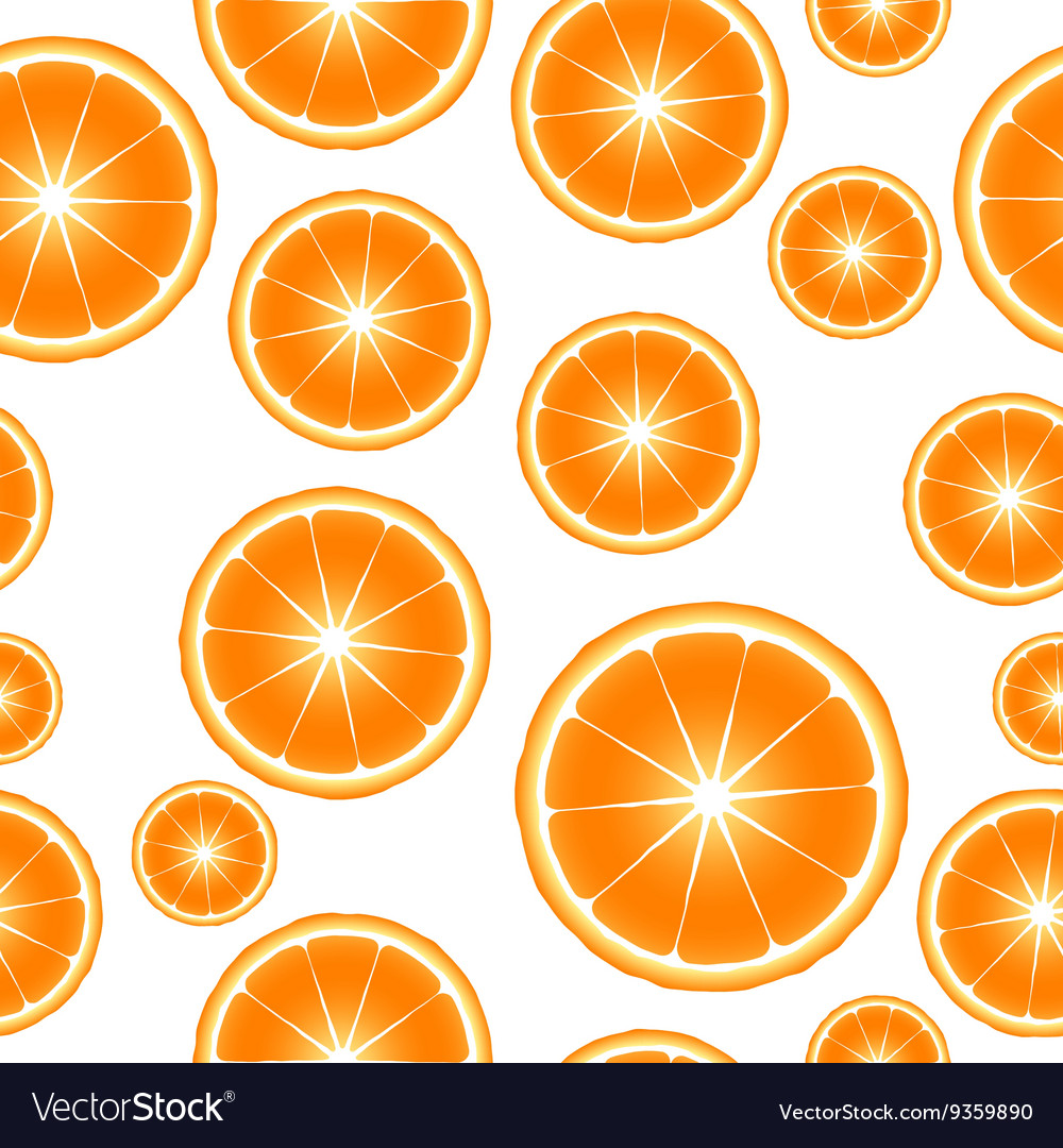 Citrus slices seamless pattern background Vector Image Citrus slices seamless pattern background Vector Image