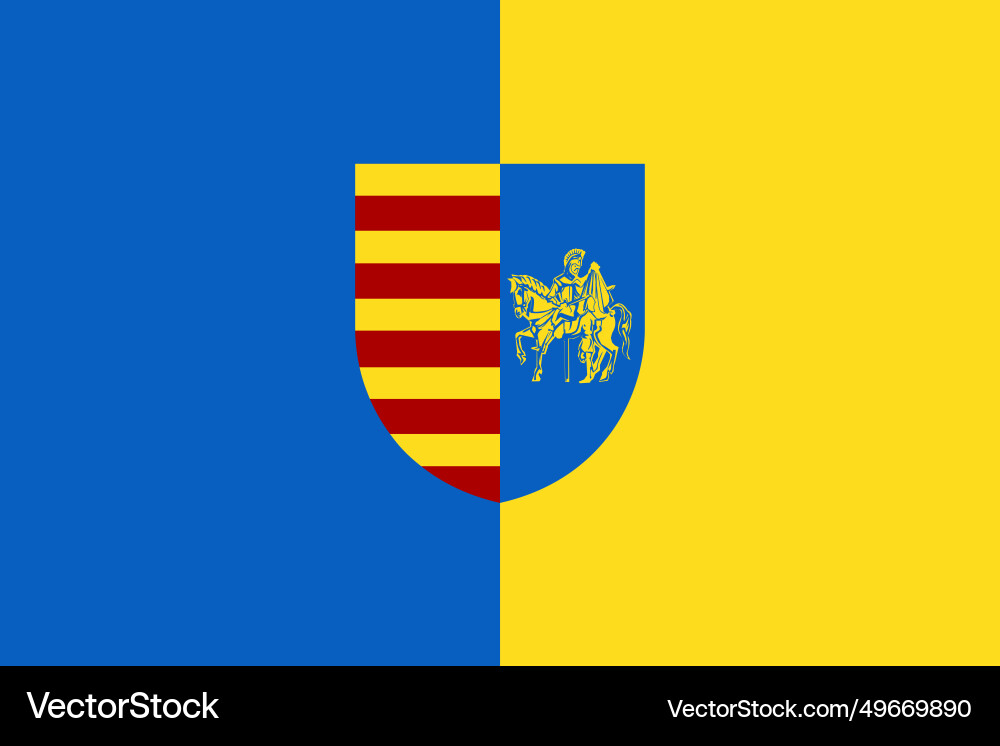 Genk flag Royalty Free Vector Image - VectorStock
