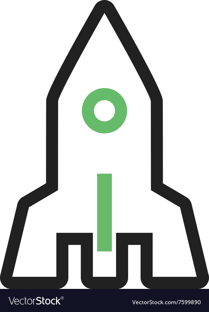 Rocket i Royalty Free Vector Image - VectorStock