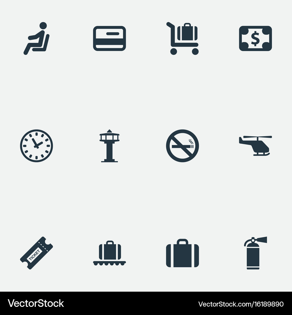 Set of simple transportation Royalty Free Vector Image