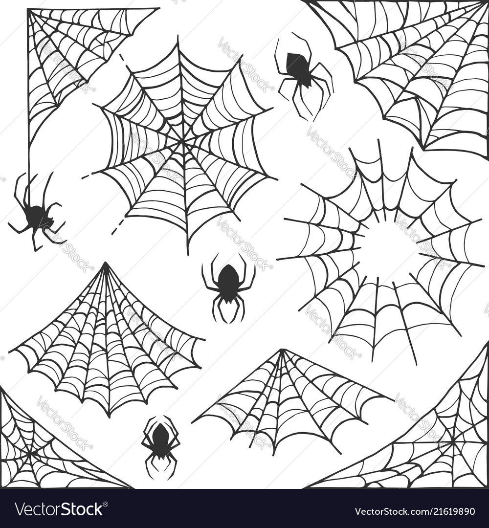 Spider web halloween symbol cobweb decoration Vector Image Spider web halloween symbol cobweb decoration Vector Image