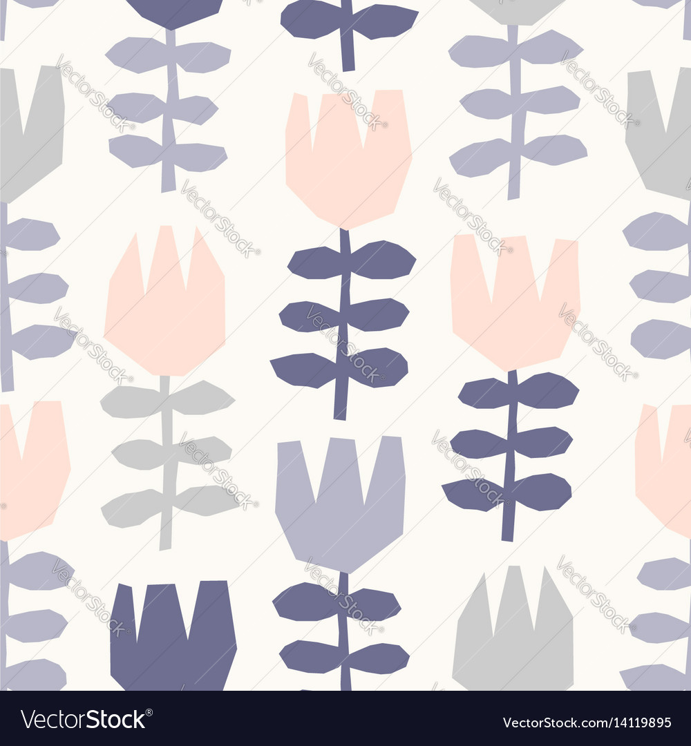Abstract floral pattern Royalty Free Vector Image