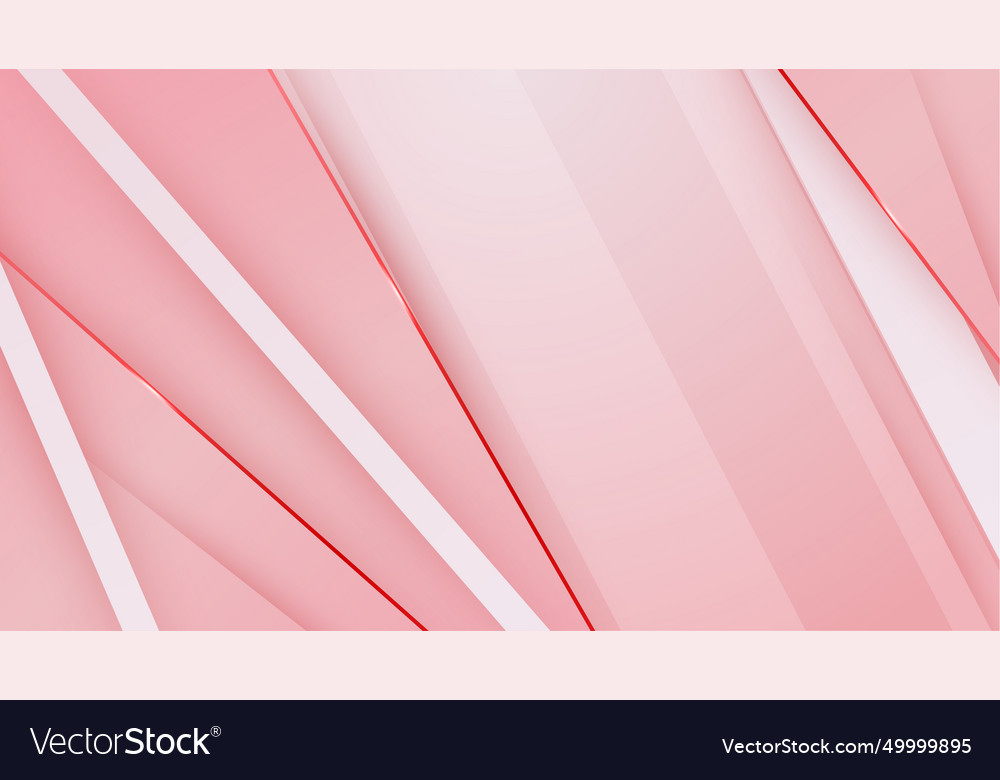 Abstract Soft Pink Background With Luxury White Vector Image