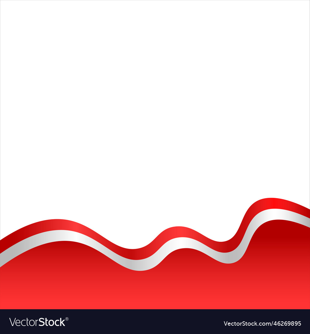 Indonesia flag border Royalty Free Vector Image