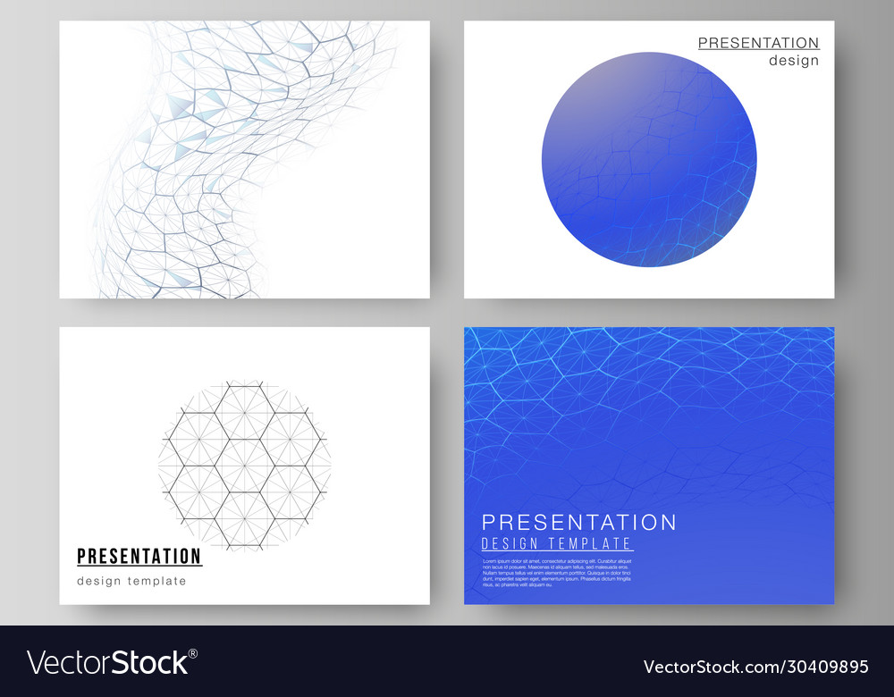 Layout presentation slides design Royalty Free Vector Image