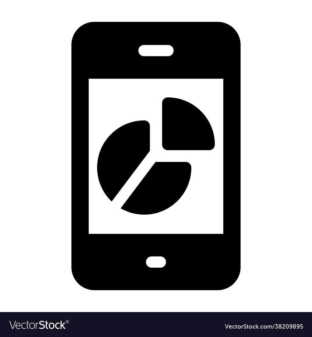 Mobile analytics Royalty Free Vector Image - VectorStock