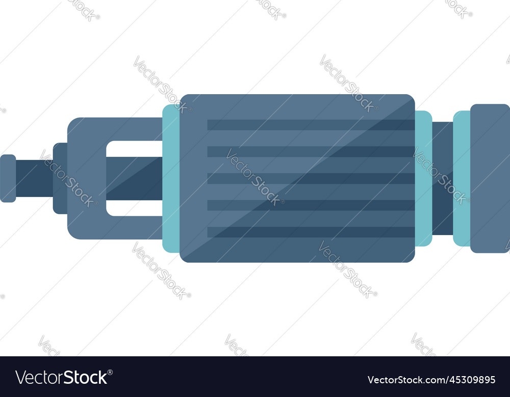 Water pump icon flat engine system Royalty Free Vector Image