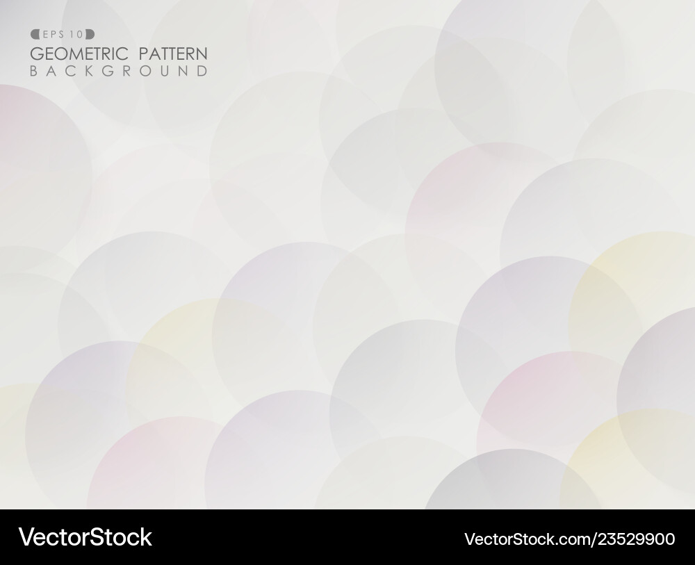 Abstract of colorful circle pattern geometric Vector Image