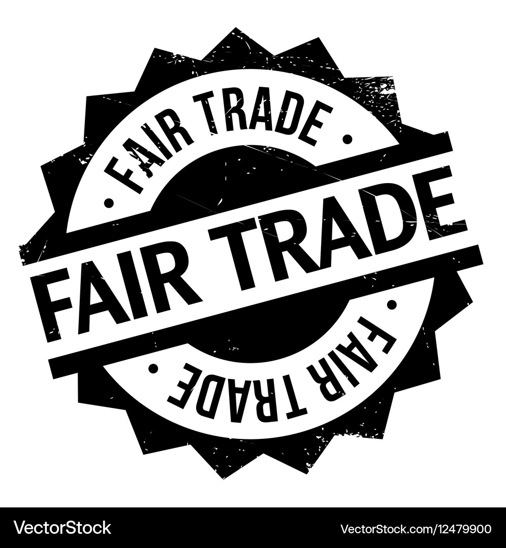 Fair trade rubber stamp Royalty Free Vector Image